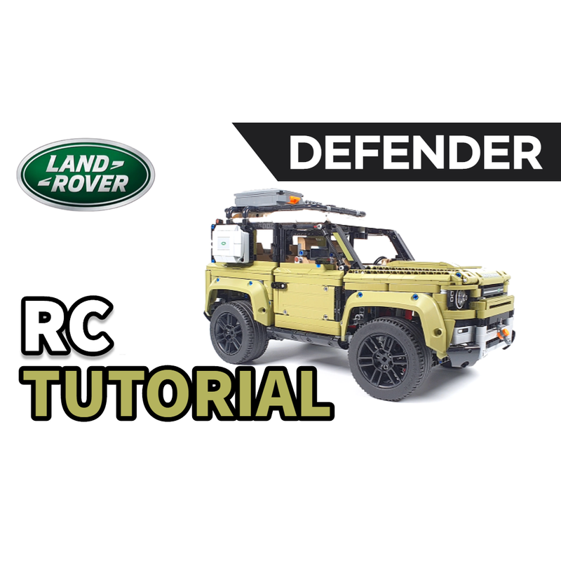 LEGO MOC 42110 Land-Rover Defender RC mod by BrickYourDream | Rebrickable - Build with LEGO