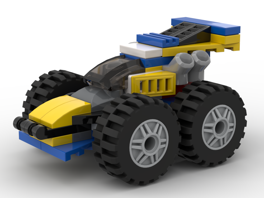 Lego Moc Chibi Racer By Turboratrods Rebrickable Build With Lego