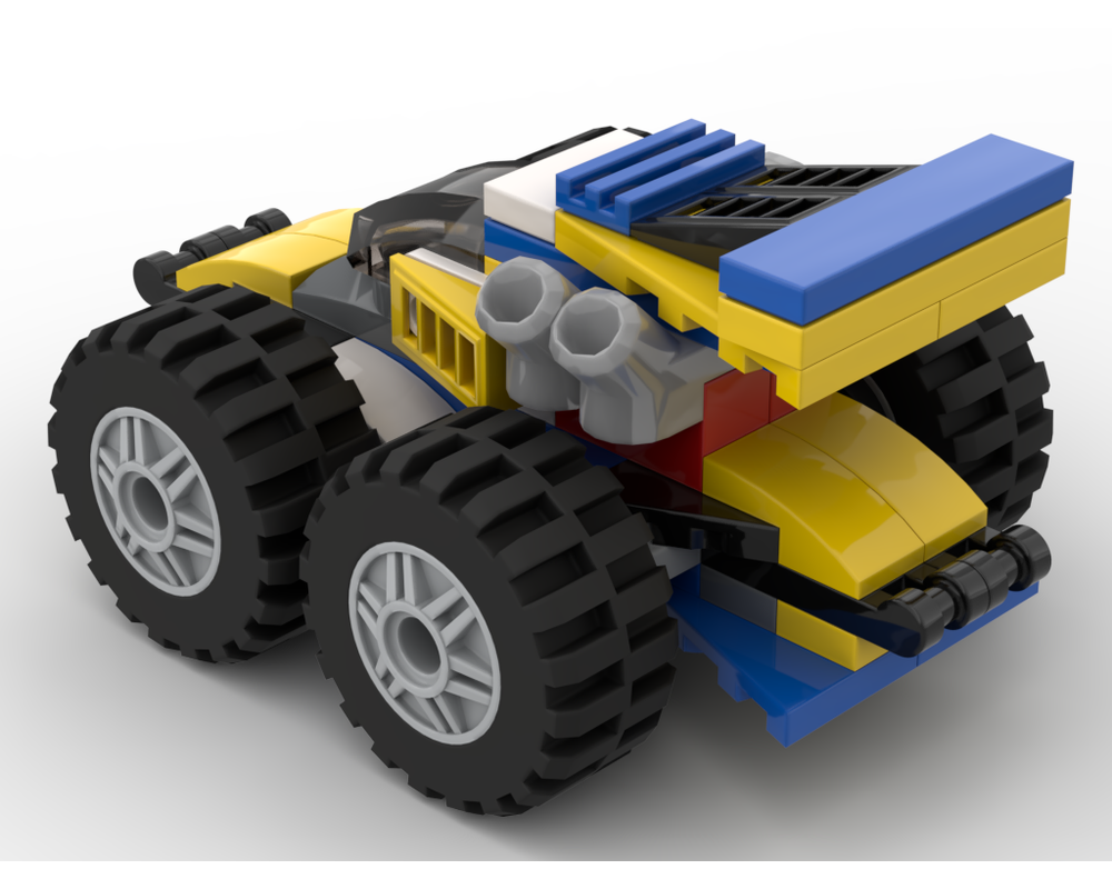 LEGO MOC Chibi Racer by TurboRatRods | Rebrickable - Build with LEGO