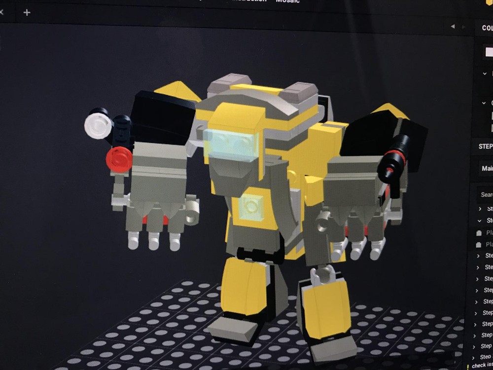 LEGO MOC HA-AU combat with a helmet (clone trooper mech) by PK Jay-G ...