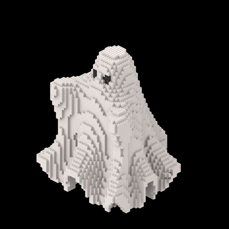 LEGO MOC Halloween Ghost by otterbournelego | Rebrickable - Build with LEGO