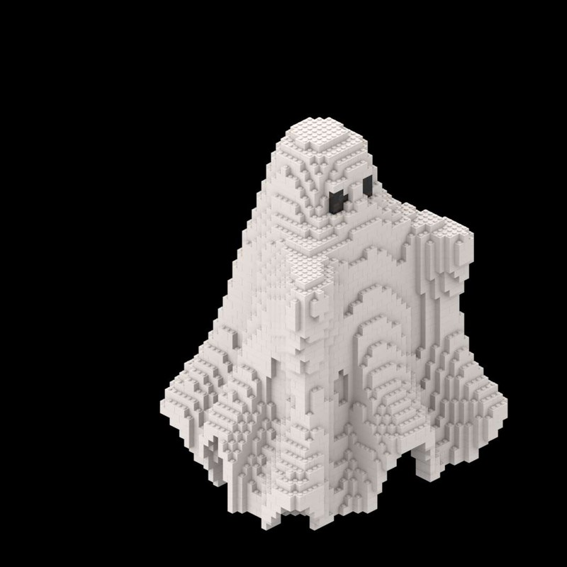 LEGO MOC Halloween Ghost by otterbournelego | Rebrickable - Build with LEGO
