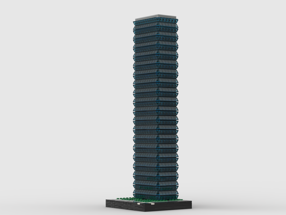LEGO MOC FKI Tower at 1/650th Scale by FunnyTacoBunny | Rebrickable ...
