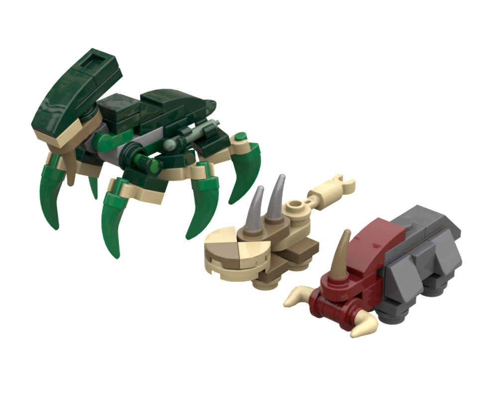 LEGO MOC Acklay, Nexu, Reek by RidgedBrick | Rebrickable - Build with LEGO