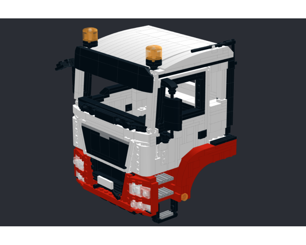 LEGO MOC MAN TGS cab by Pieter2000 | Rebrickable - Build with LEGO