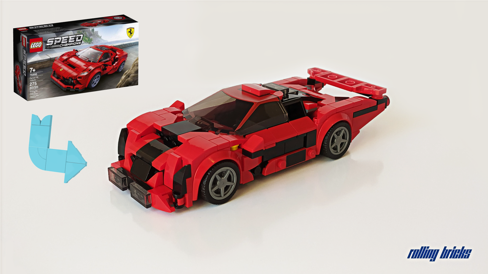 LEGO MOC 76895 Le Mans Racer by RollingBricks | Rebrickable - Build ...