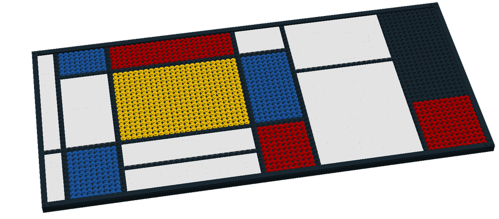 LEGO MOC Abstract art version 2 by Adry | Rebrickable - Build with LEGO