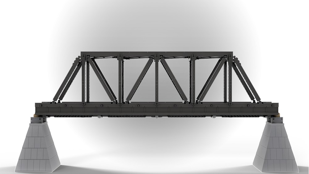 LEGO MOC Iron Truss Railway Bridge by MasterBuilderKTC | Rebrickable ...
