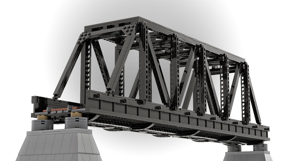 LEGO MOC Iron Truss Railway Bridge by MasterBuilderKTC | Rebrickable ...