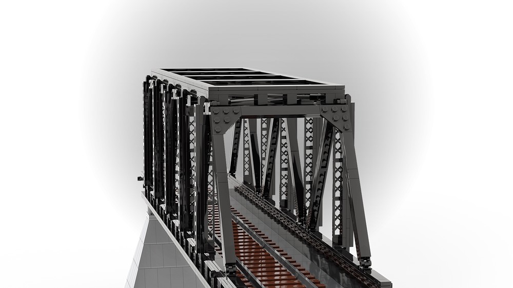 LEGO MOC Iron Truss Railway Bridge by MasterBuilderKTC | Rebrickable ...