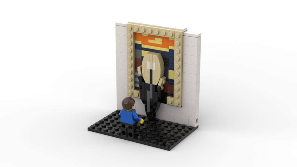 LEGO MOC 3D Mini Masterpiece - The Scream by beewiks | Rebrickable ...