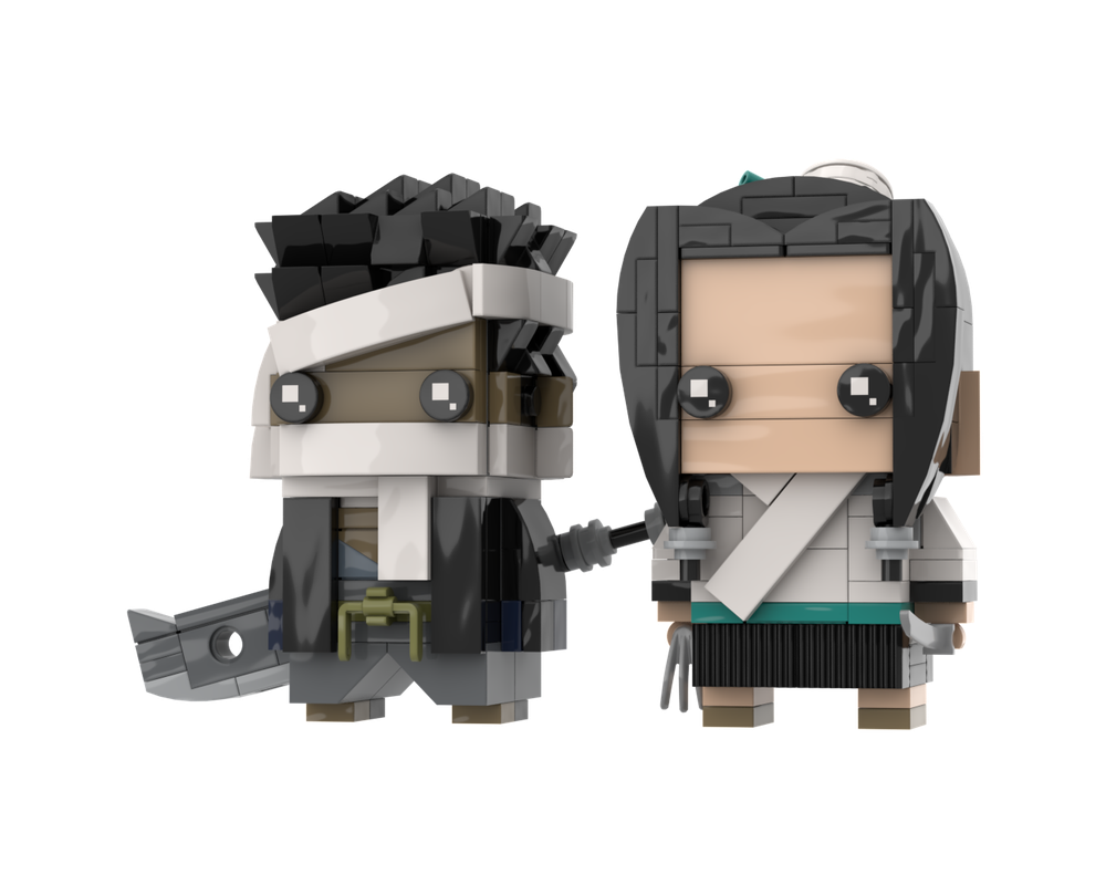 LEGO MOC Momochi Zabuza/Haku（Wandering Samurai Version）Naruto ...