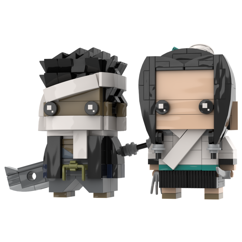 LEGO MOC Momochi Zabuza/Haku（Wandering Samurai Version）Naruto ...