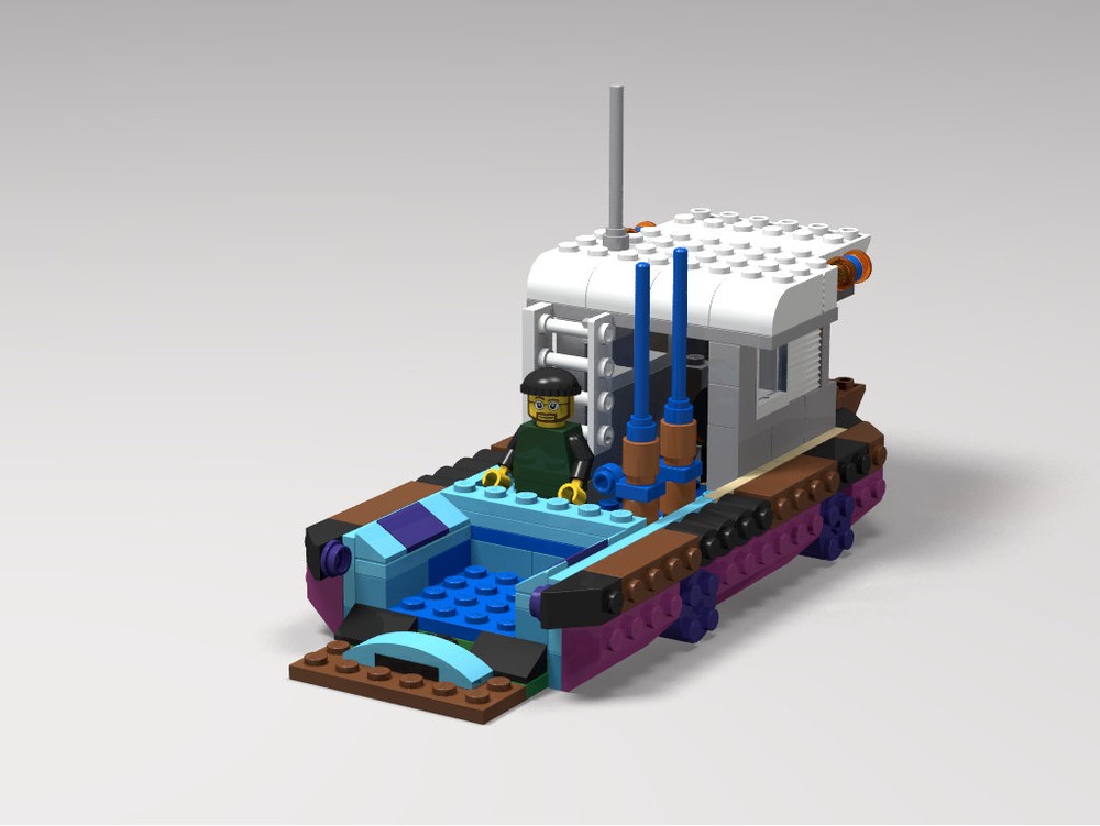 LEGO MOC 10698 Fisher Boat by Moe Brickman | Rebrickable - Build with LEGO