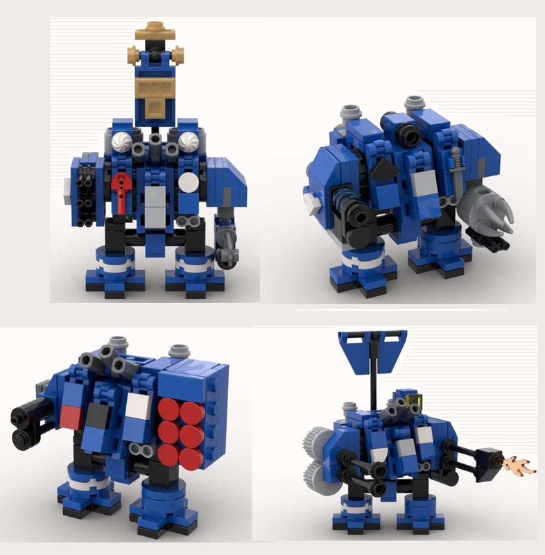 LEGO MOC-51251 Warhammer 40k Dreadnought (mini) by meregt | Rebrickable ...