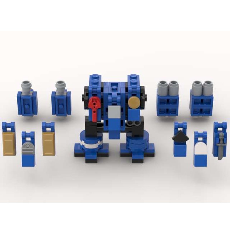 LEGO MOC Warhammer 40k Dreadnought (mini) by meregt | Rebrickable ...