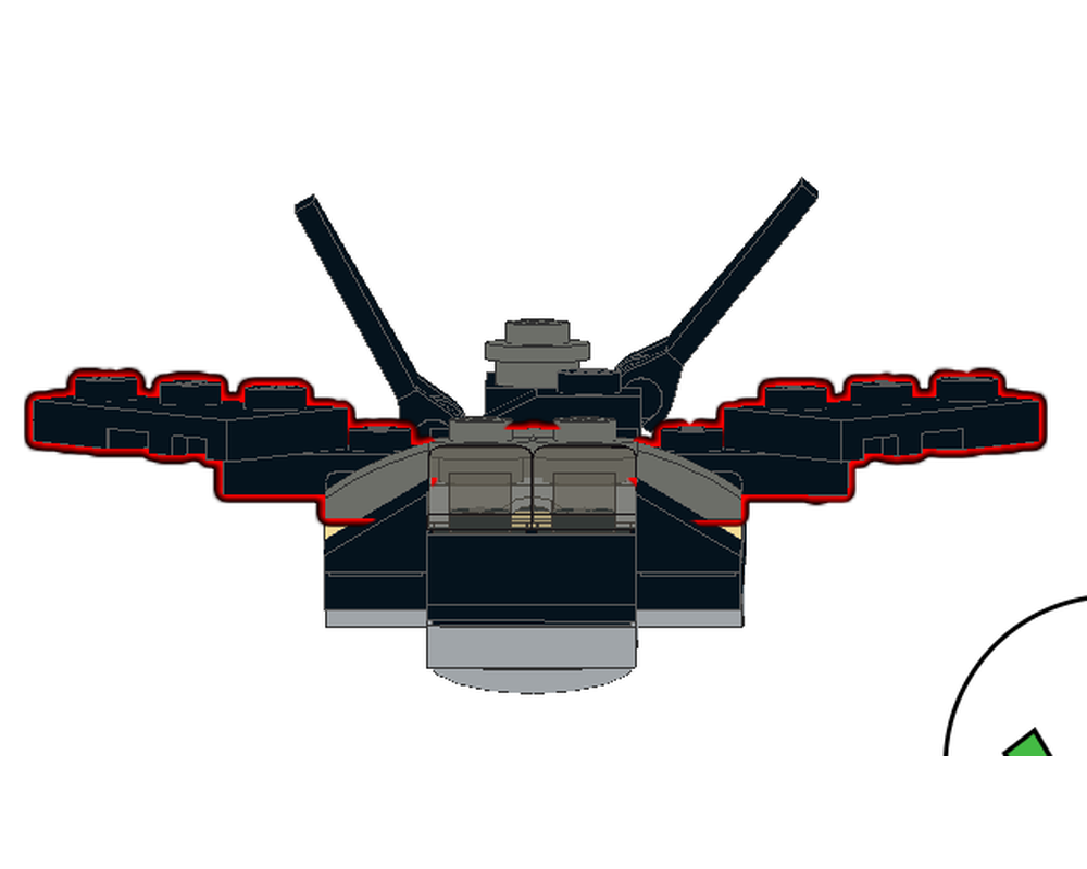 LEGO MOC 30300 F-117 Nighthawk by crazy8ron | Rebrickable - Build with LEGO