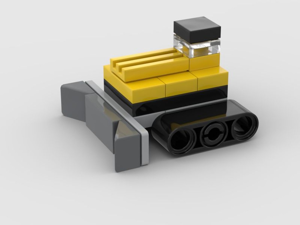 Lego Moc Mini Bulldozer By Boerde Bricker Rebrickable Build With Lego