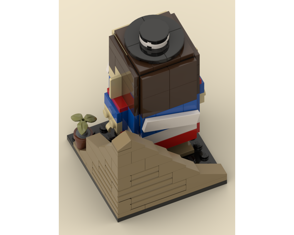 LEGO MOC Brickheadz - Bookends - Zorro by Thierry | Rebrickable - Build ...