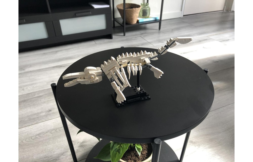 LEGO MOC Ichthyosaur and Tusoteuthis skeleton - Dinosaur Fossils by ...