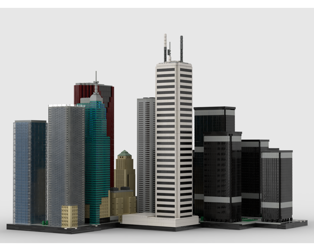 LEGO MOC Downtown Toronto UPDATE 3 by FunnyTacoBunny | Rebrickable ...