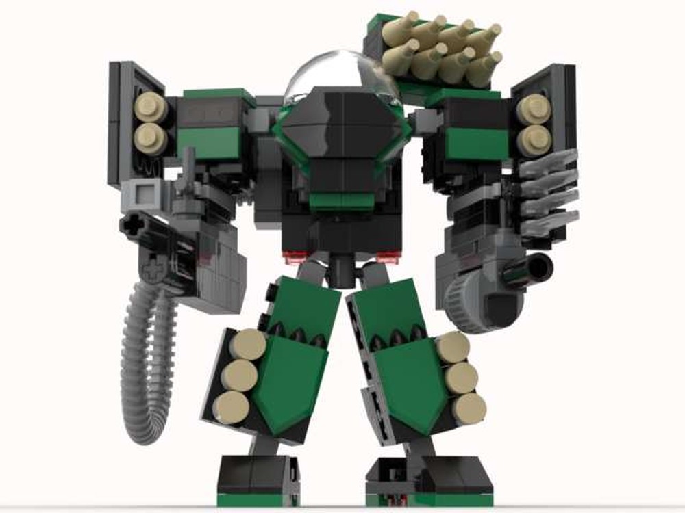 LEGO MOC Battle Mech Suit Type "ABCD" v1 by meregt | Rebrickable ...