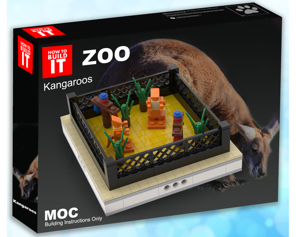 LEGO MOC Kangaroos | mini modular ZOO by gabizon | Rebrickable - Build ...
