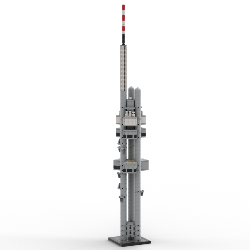 LEGO MOC Zizkov TV Tower (Prague) by Pingubricks | Rebrickable - Build ...