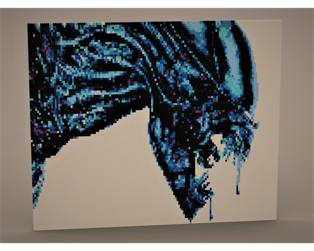 LEGO MOC ALIEN QUEEN XENOMORPH PIXELART MOC by kelbiemnz | Rebrickable ...