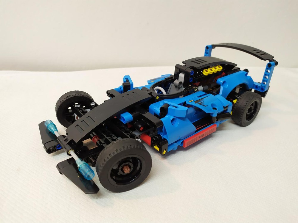 LEGO MOC 42098 C model - Racing formula by Dyens Creations ...