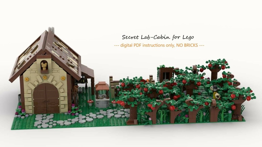 LEGO MOC Secret Cabin/Laboratory by LegoBricking | Rebrickable - Build ...