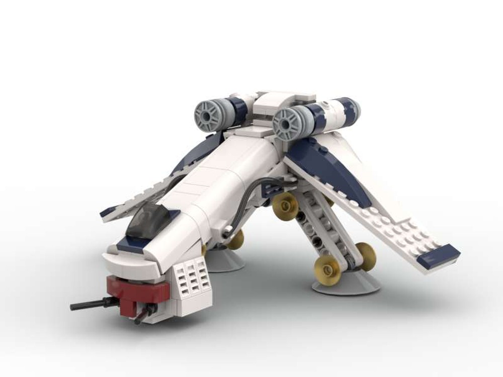 LEGO MOC Republic Dropship & AT-OT - Midi - Episode II & The Clone Wars ...