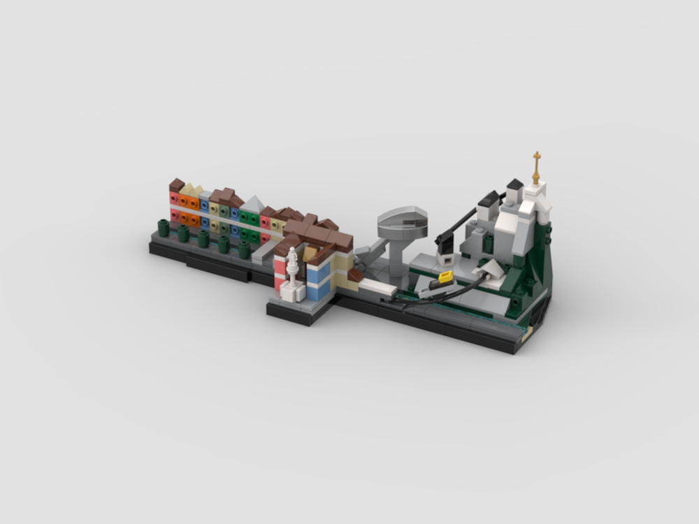 LEGO MOC Innsbruck Skyline by Innsbricks | Rebrickable - Build with LEGO