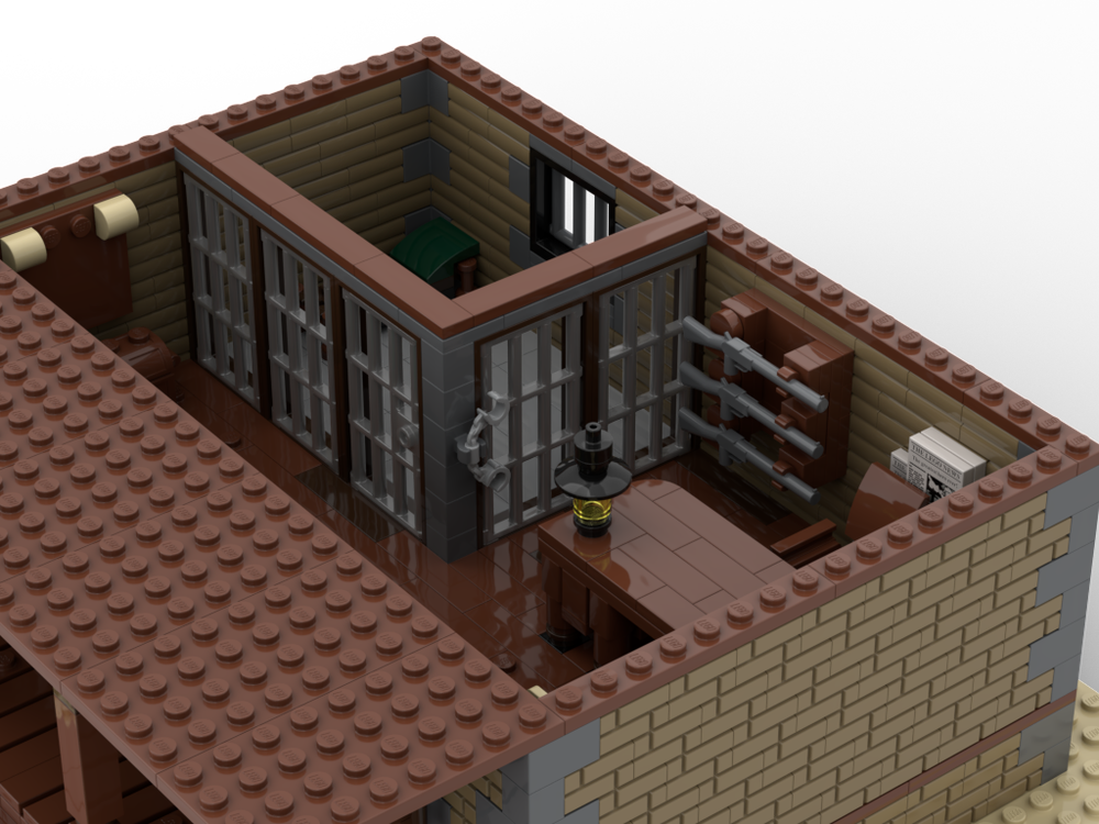 LEGO MOC Sheriff's office by Huebre | Rebrickable - Build with LEGO