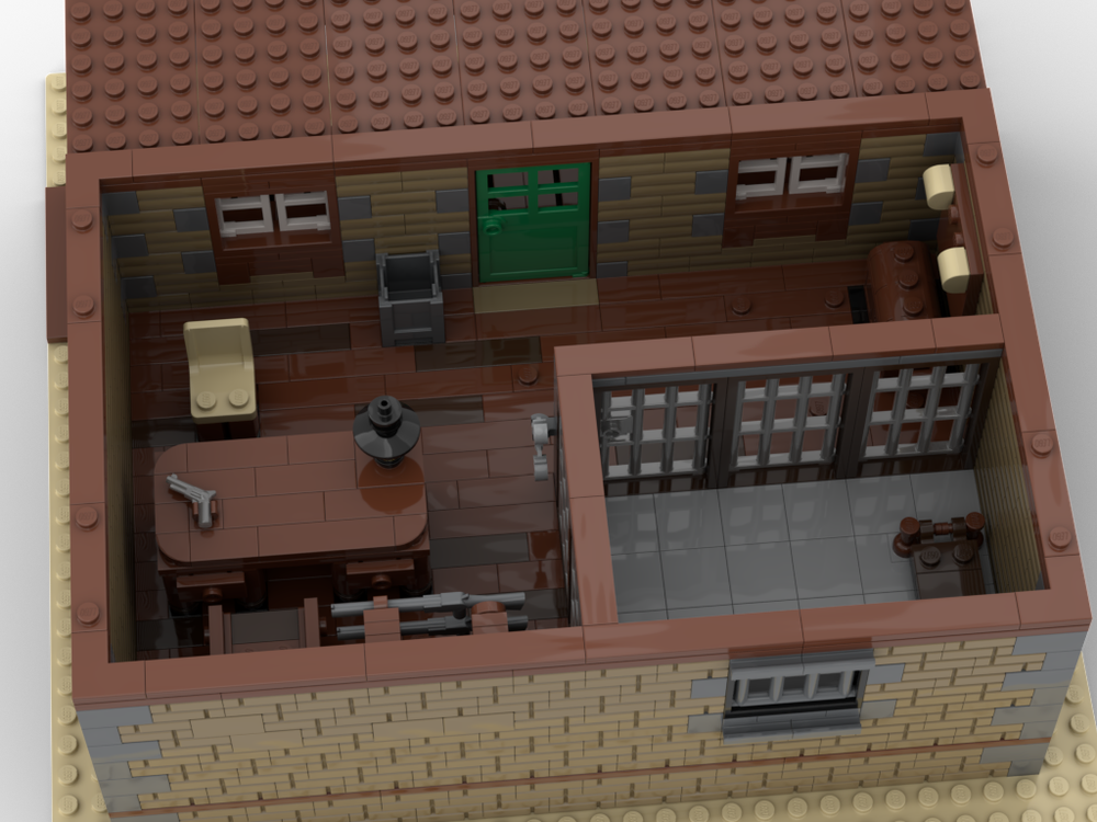 LEGO MOC Sheriff's office by Huebre | Rebrickable - Build with LEGO