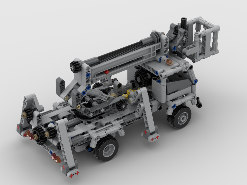 LEGO MOC-51575 Cherry Picker Truck by paave | Rebrickable - Build with LEGO