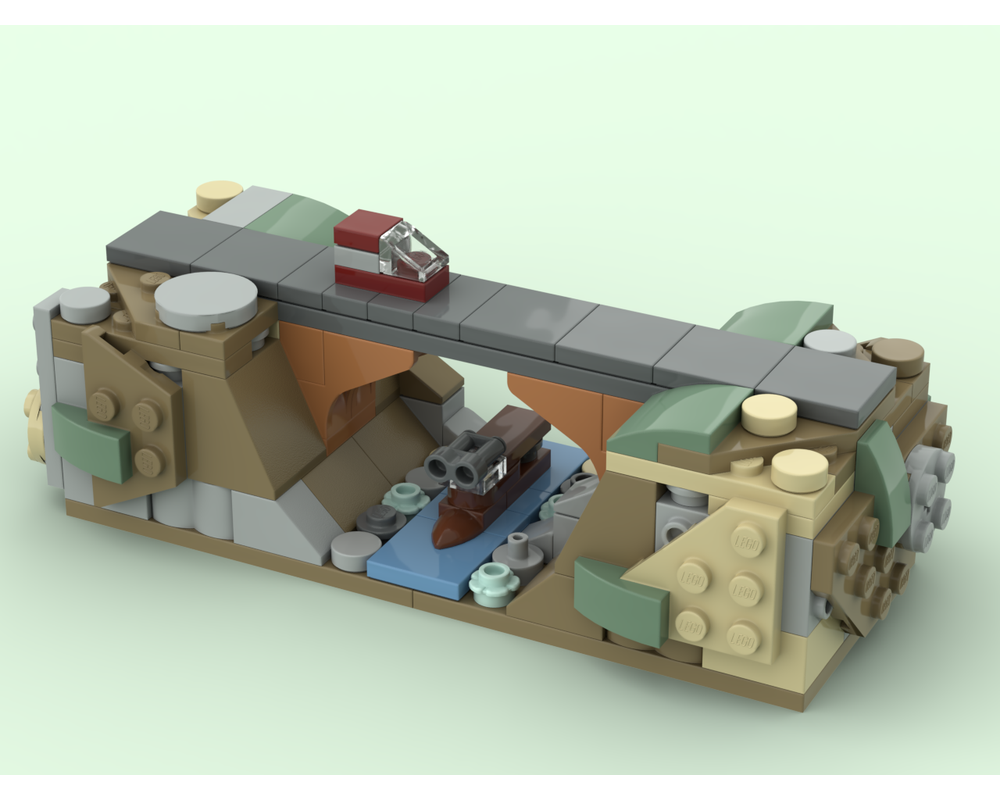 LEGO MOC Small Bridge Scene by omom78904567 | Rebrickable - Build with LEGO