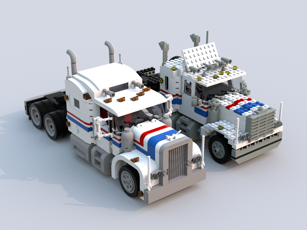 LEGO MOC Modern Redesign of Model Team Highway Rig (5580) by BramD96 ...