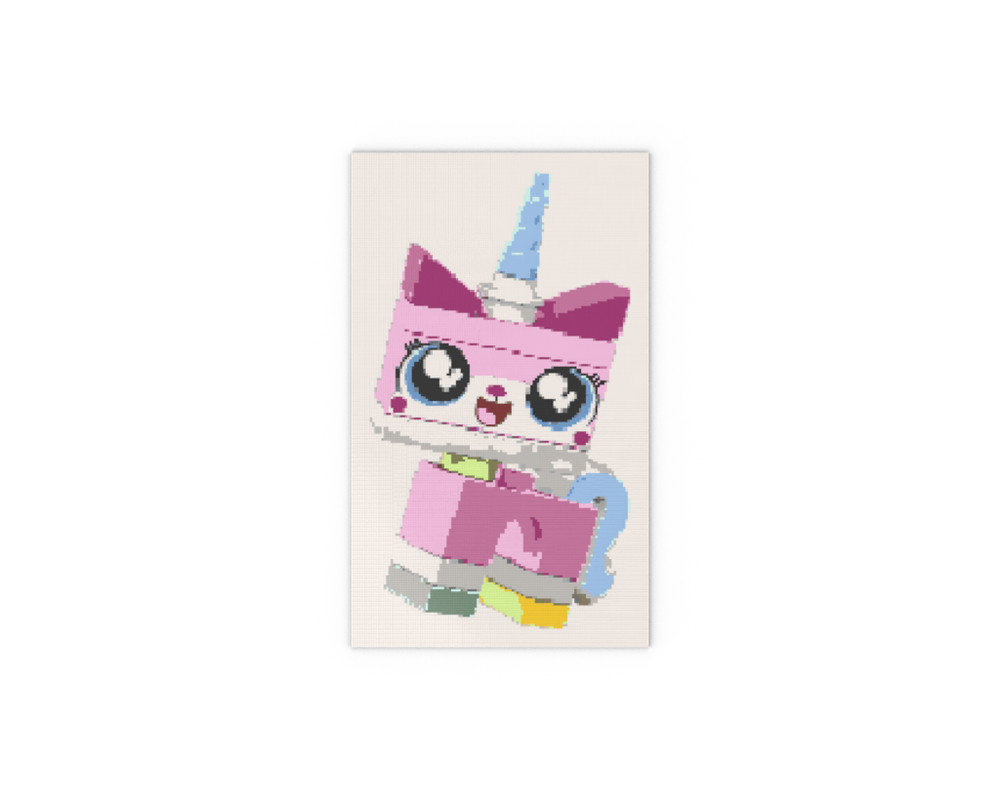 LEGO MOC Unikitty Mosaic (Made with stud.io) by 2in1 | Rebrickable ...