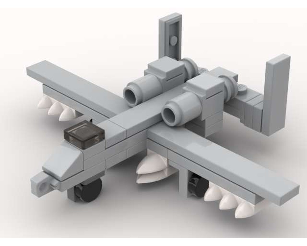 LEGO MOC A-10 Thunderbolt (''Warthog'') micro v6 by meregt ...
