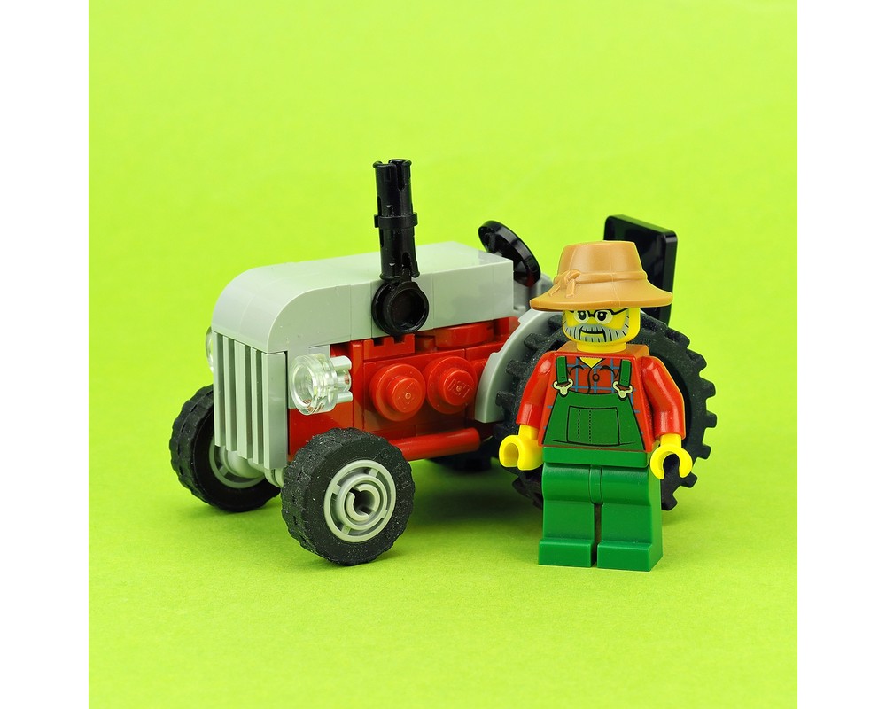 LEGO MOC Tiny Tractor with trailer by De_Marco | Rebrickable - Build ...