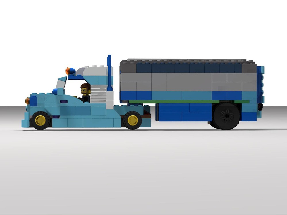 LEGO MOC 10698 Cargo Truck by Moe Brickman | Rebrickable - Build with LEGO