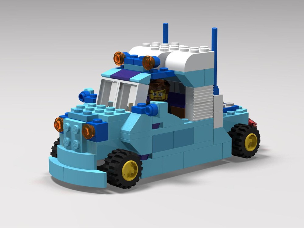LEGO MOC 10698 Cargo Truck by Moe Brickman | Rebrickable - Build with LEGO