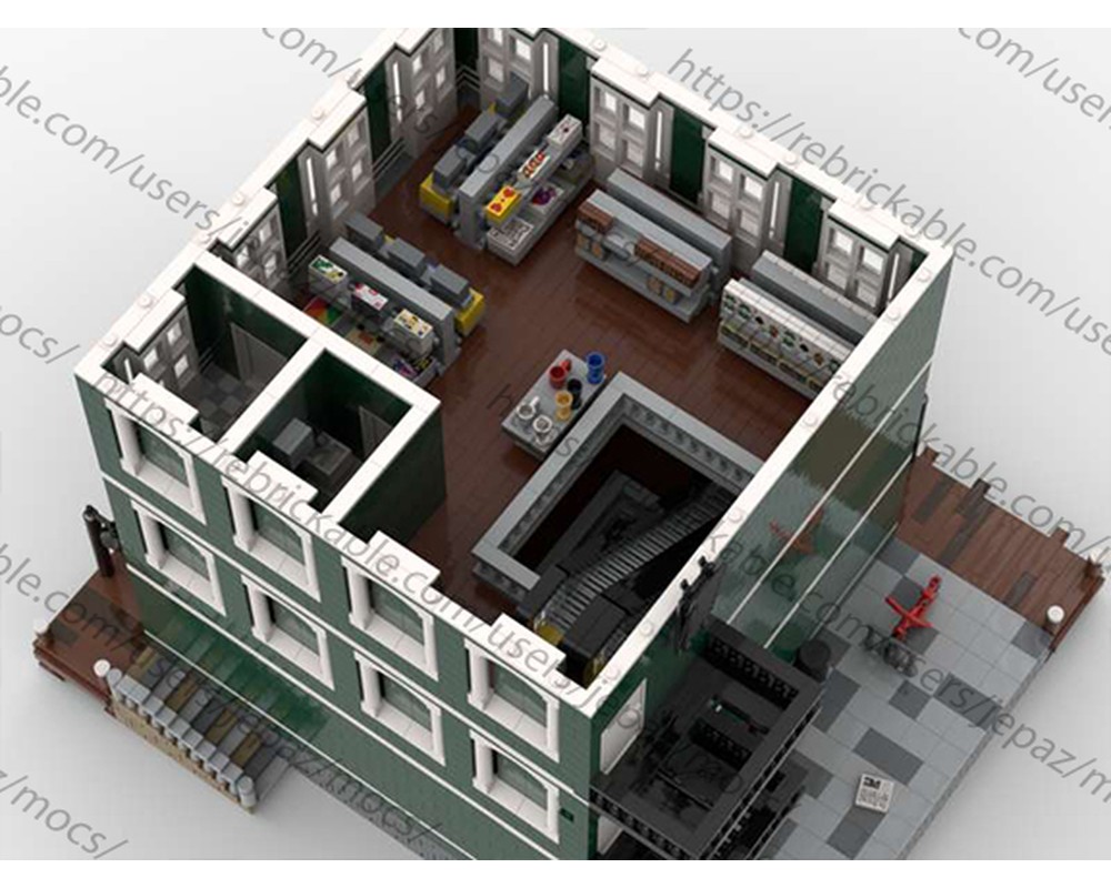 LEGO MOC Breakwater Pass Bookstore CM5 by jepaz | Rebrickable - Build ...