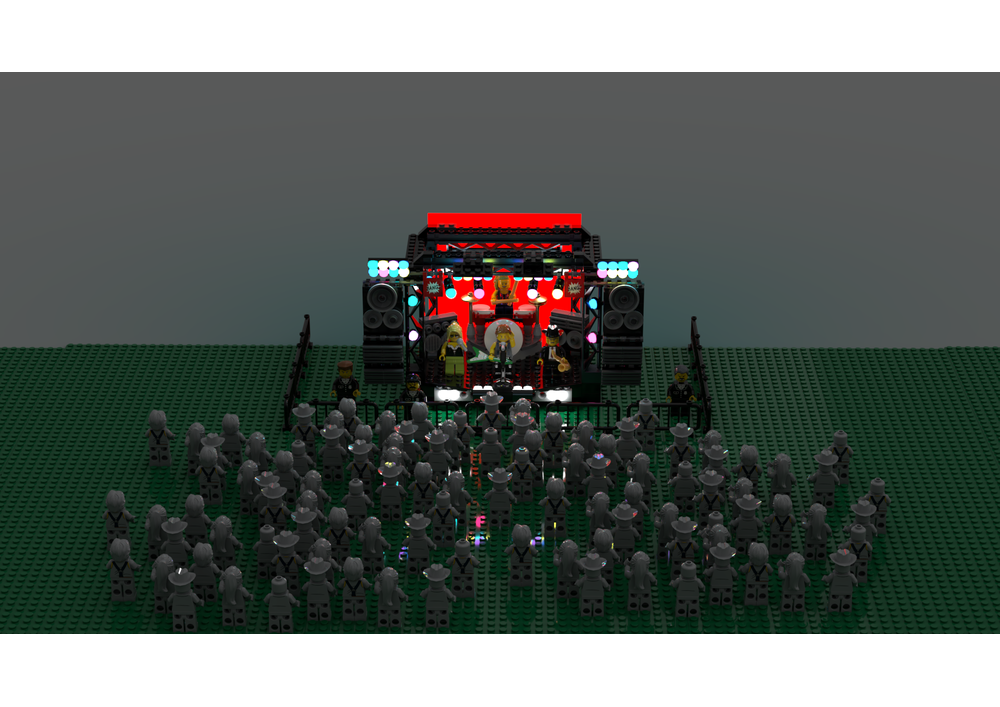 LEGO MOC Rock Concert Stage by Brick.Mocman | Rebrickable - Build with LEGO