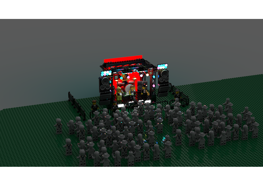 LEGO MOC Rock Concert Stage by Brick.Mocman | Rebrickable - Build with LEGO