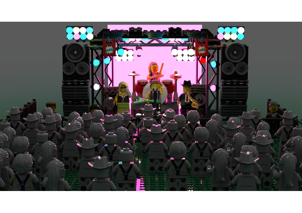 LEGO MOC Rock Concert Stage by Brick.Mocman | Rebrickable - Build with LEGO