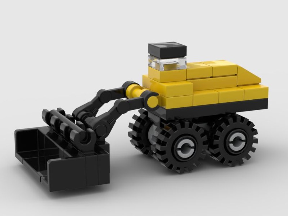 LEGO MOC Mini Wheel Loader by boerde-bricker | Rebrickable - Build with ...