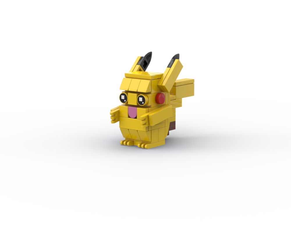 LEGO MOC #025 Pikachu (updated) by Innsbricks | Rebrickable - Build ...