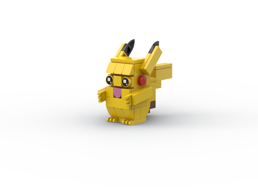 LEGO MOC #025 Pikachu (updated) by Innsbricks | Rebrickable - Build ...